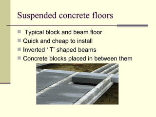 Types of ground floors | PPT