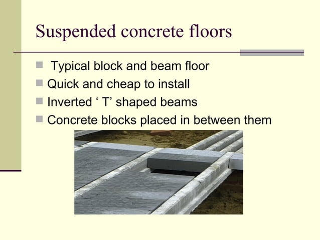Types of ground floors | PPT | Civil Engineering Industry | Industries
