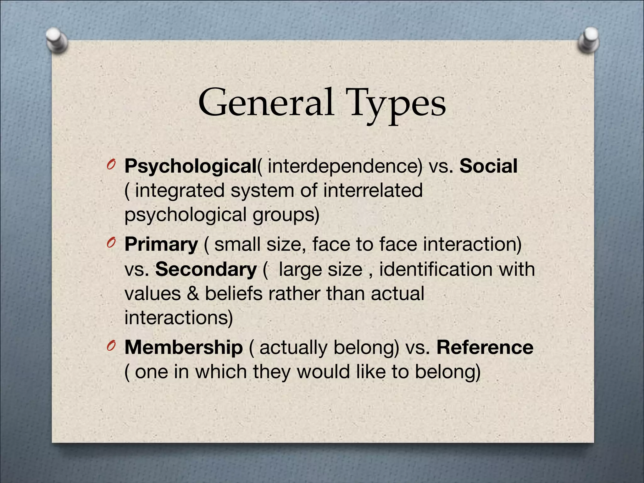 Types of groups | PDF
