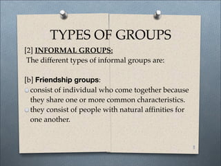 Types of groups | PDF