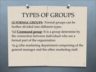 Types of groups | PDF