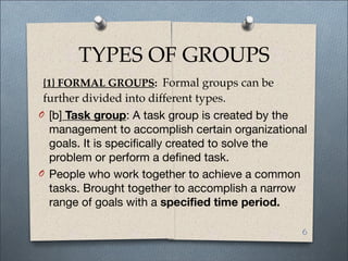 Types of groups | PDF
