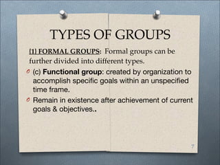 Types of groups | PDF