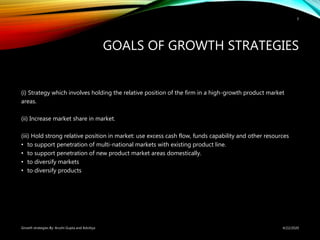 Types of growth strategies | PPTX