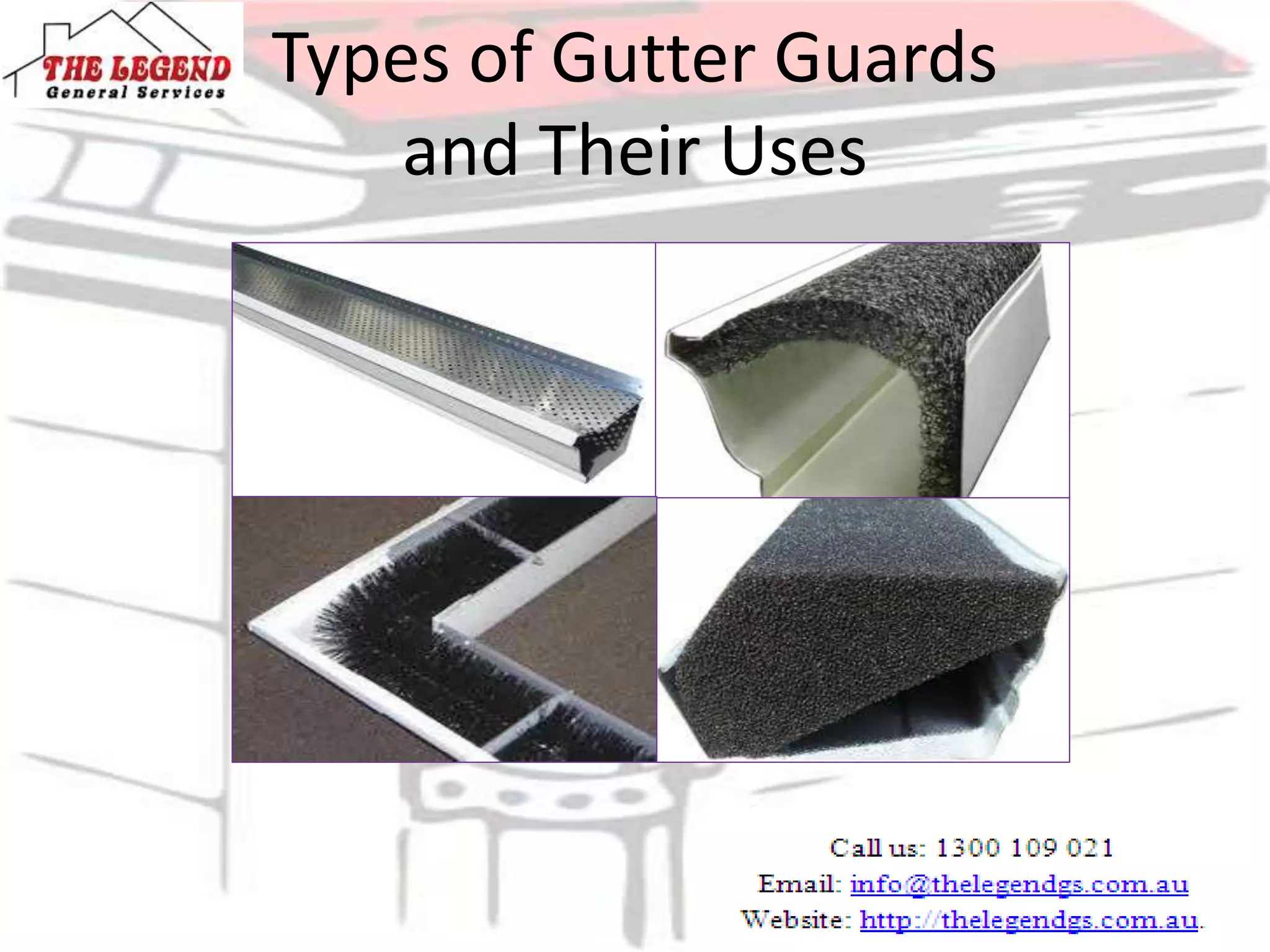 Types of gutter guards and their uses | PPTX