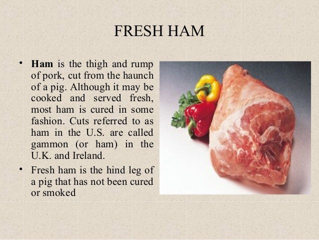 Types of ham