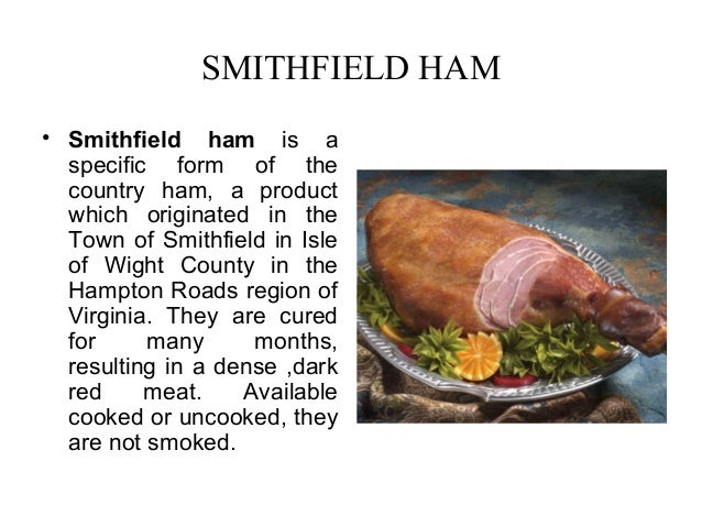 Types of ham