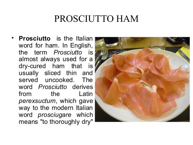 Types of ham