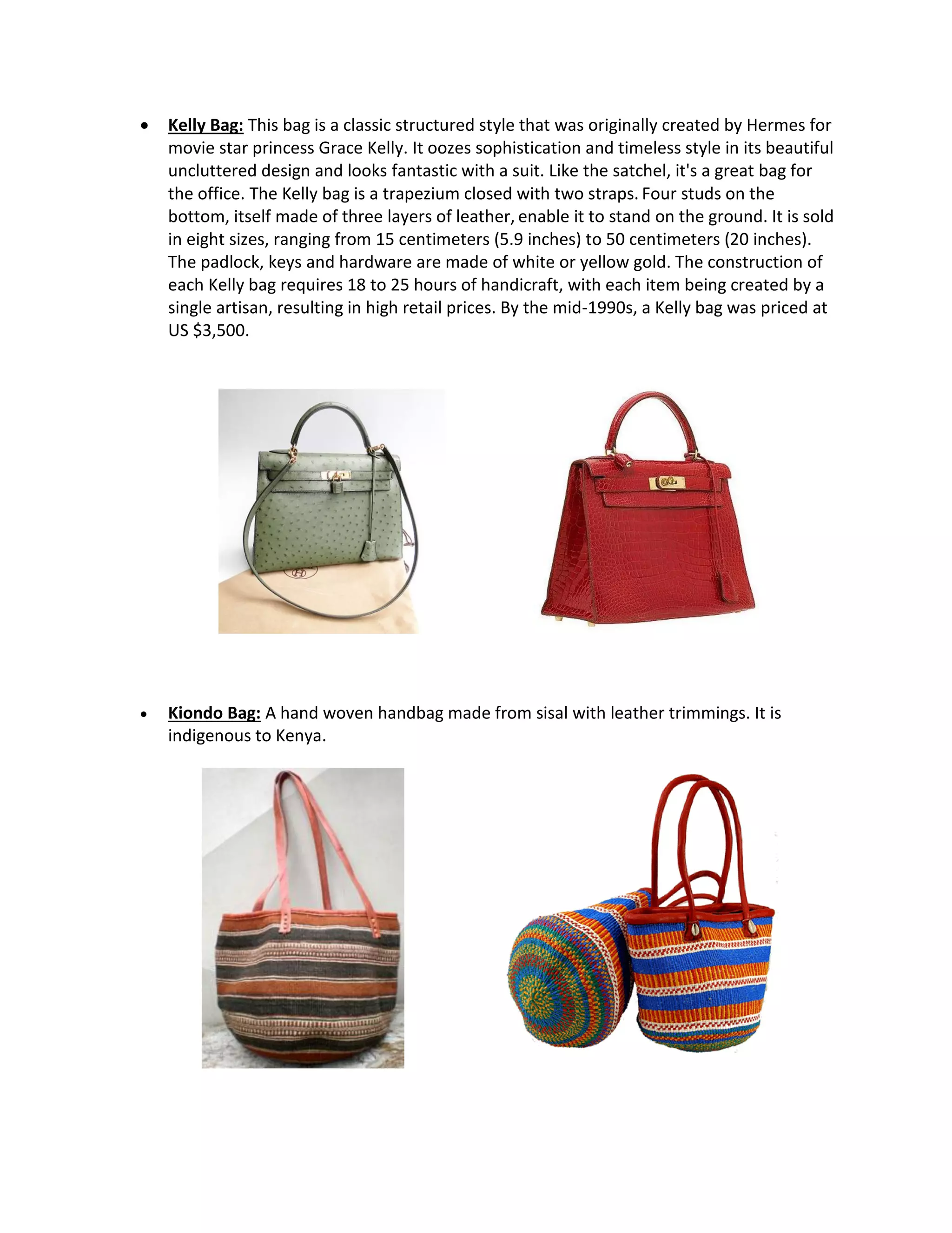List of all the types of Leather Bags..!! | PDF