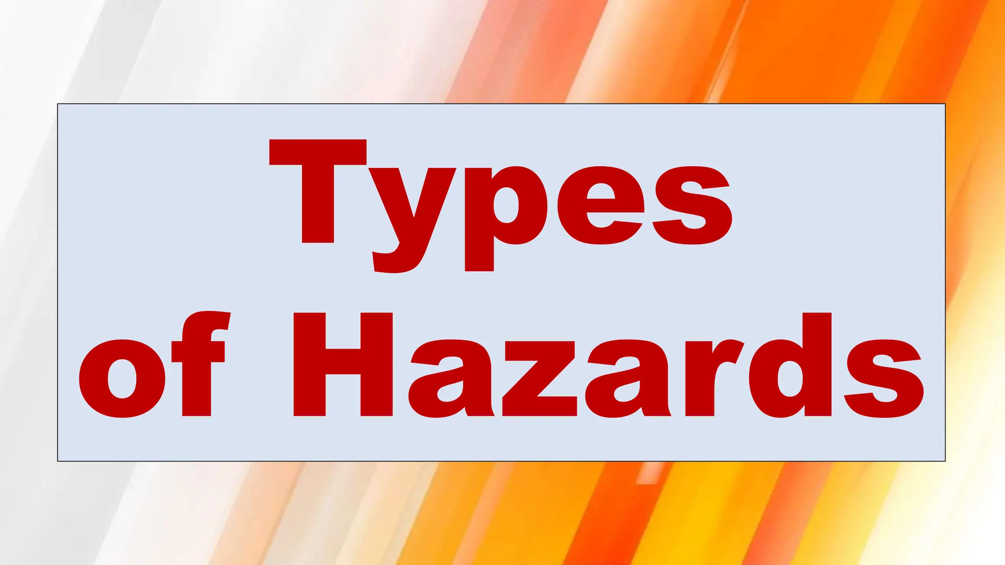 COOKERY-TLE 8-QUARTER 1TYPES OF HAZARDS.pptx | Free Download