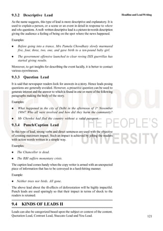 Types of HeadlinesTypes of HeadlinesTypes of Headlines | PDF