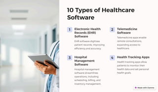 10 Most Popular Types of Healthcare Software | PPT