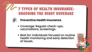Types of health coverage in India 2024.. | PDF