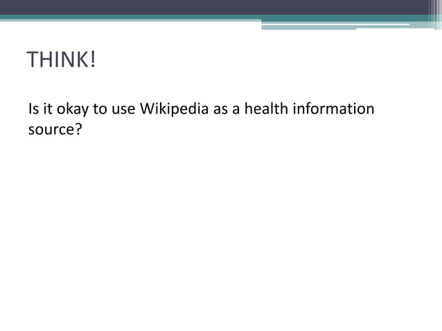 Types of Health Information Sources | PPTX | Social Networking | Internet