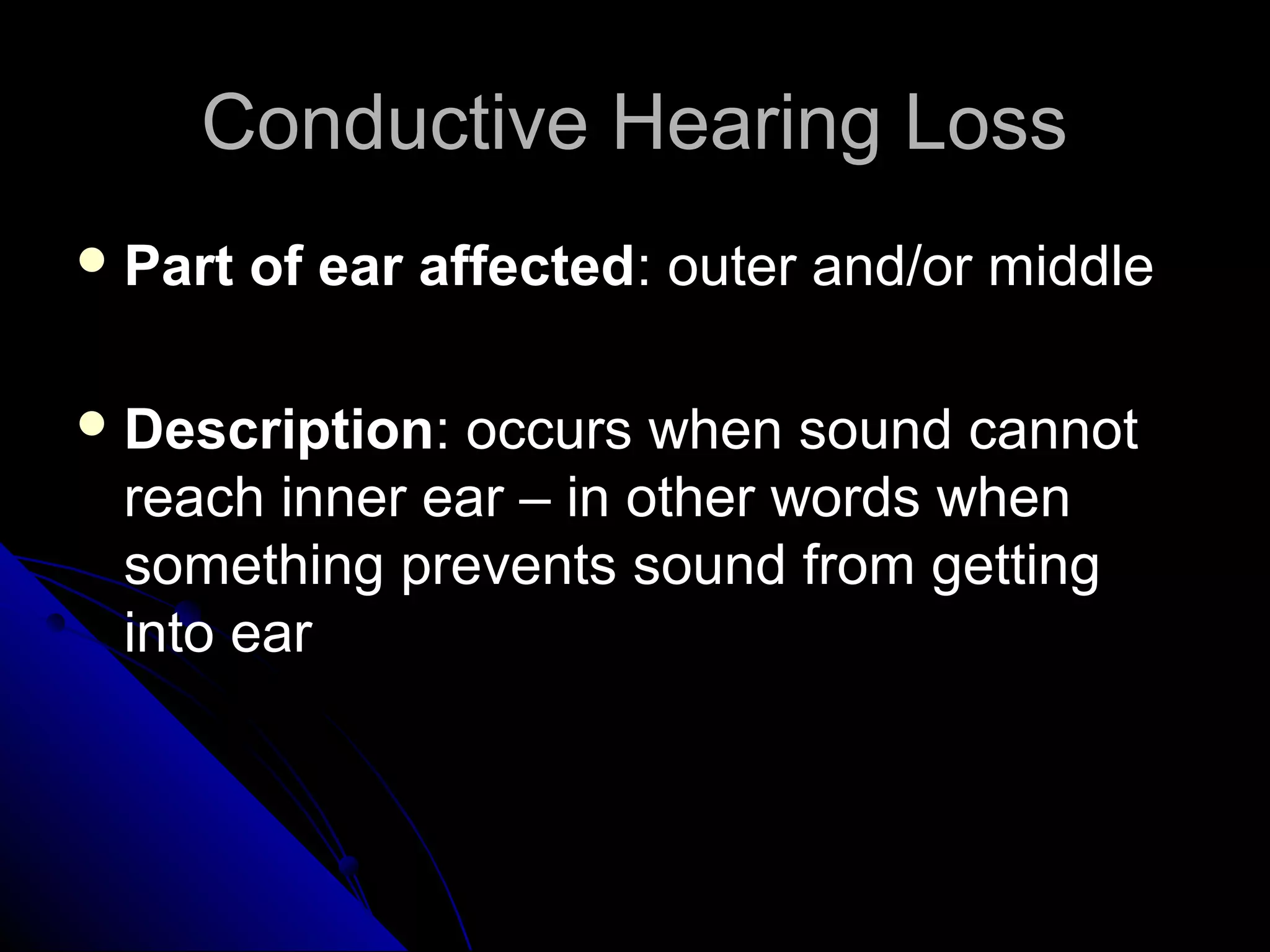 Types of hearing loss | PPT