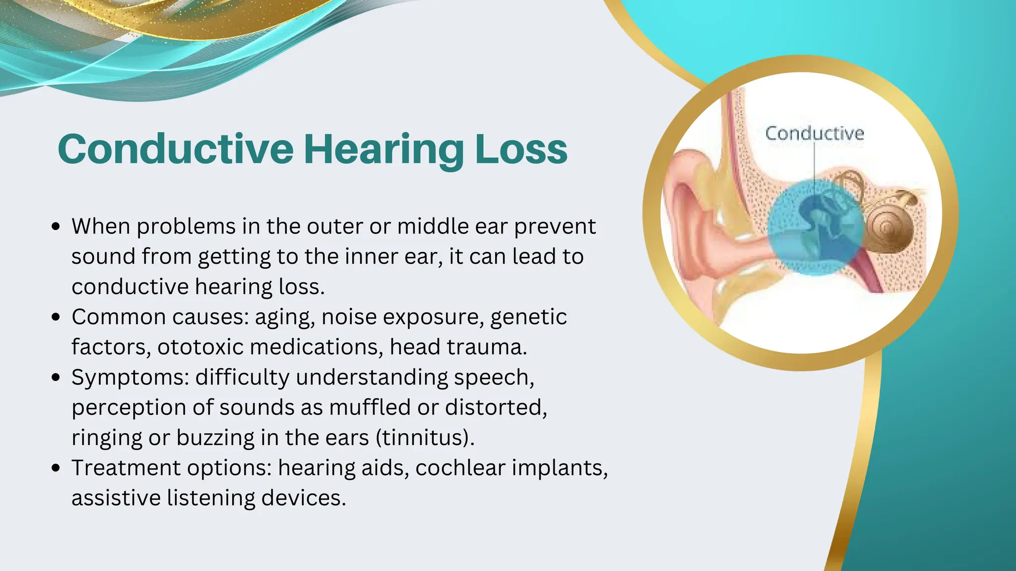 Types of hearing loss | Quality Hearing | PPTX