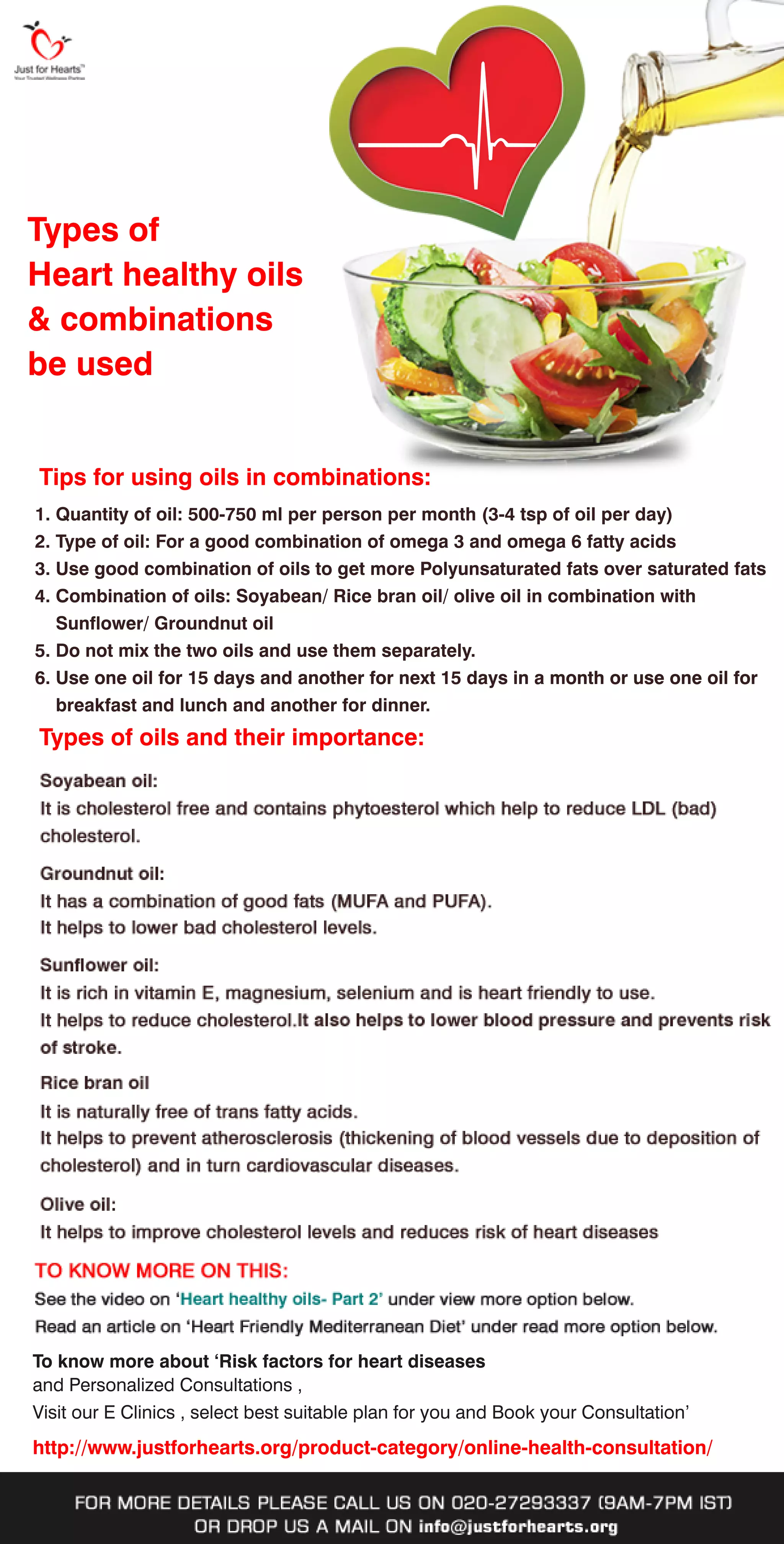 Oils for Heart Health Just for Hearts | PDF