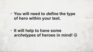 Types of heroes archetypes | PPTX