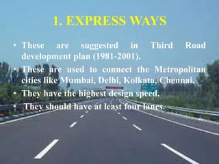 Types of highways | PPTX