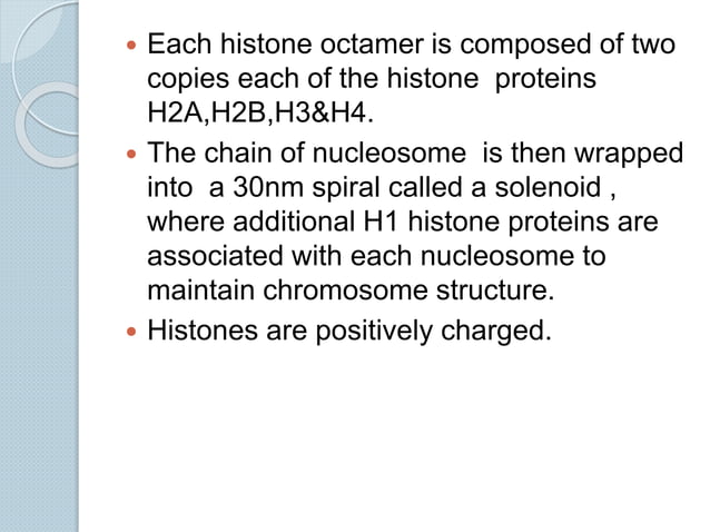 Types of histones, histone modifications and their effects | PPTX