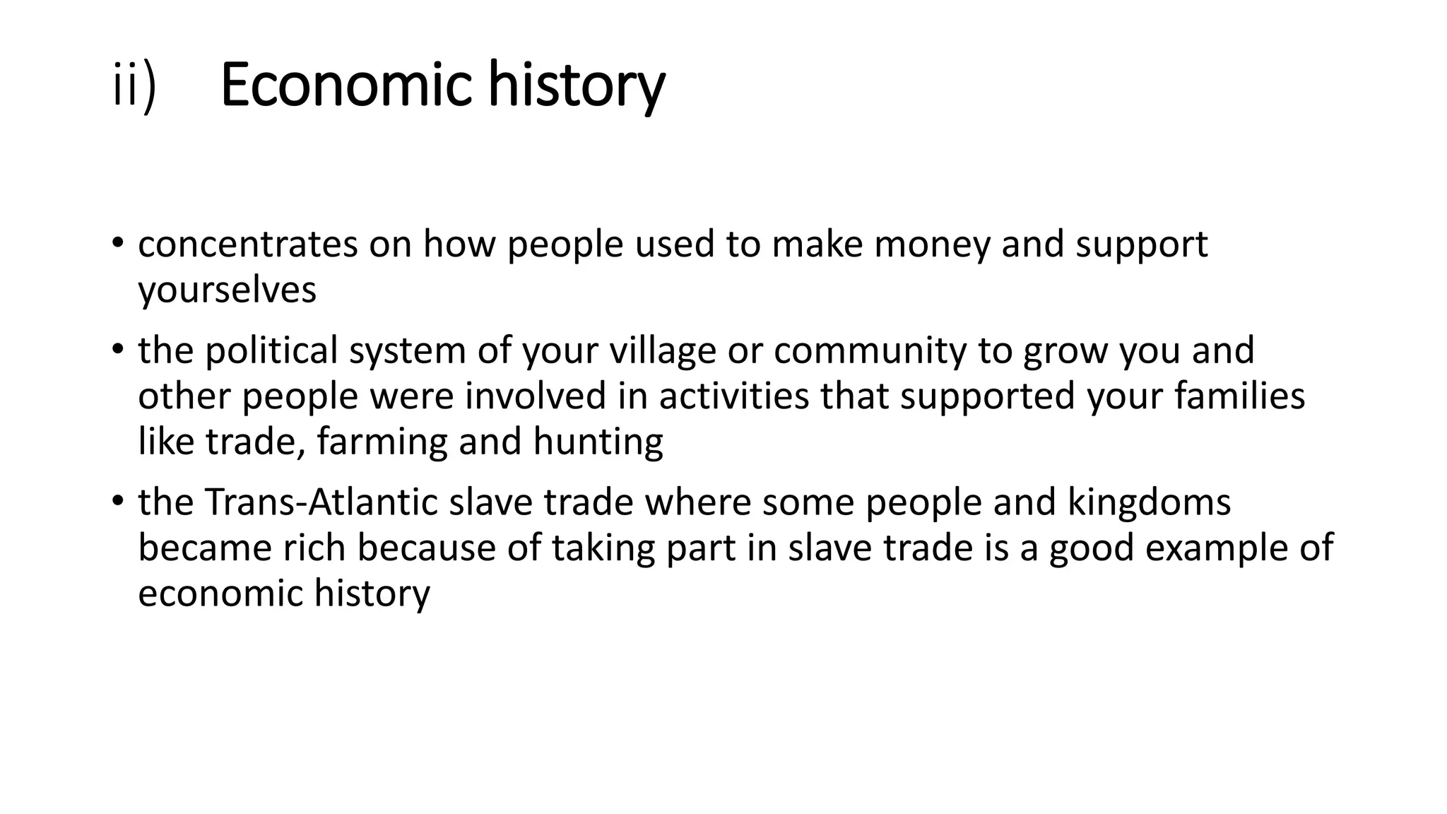 Types of history | PPSX