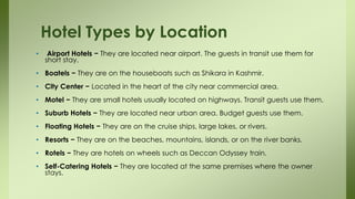 Types of Hotel & Room | PDF