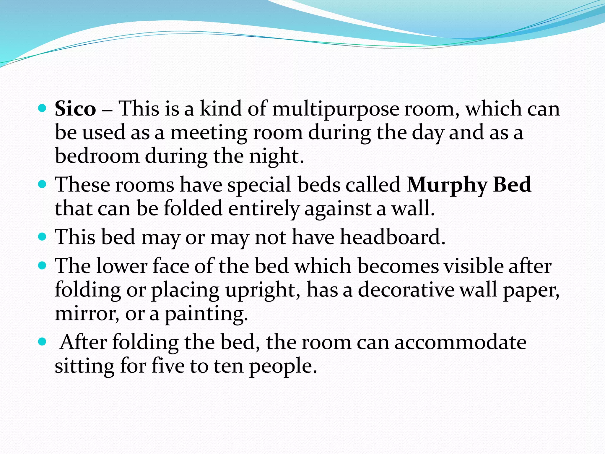 Types of hotel rooms | PPTX