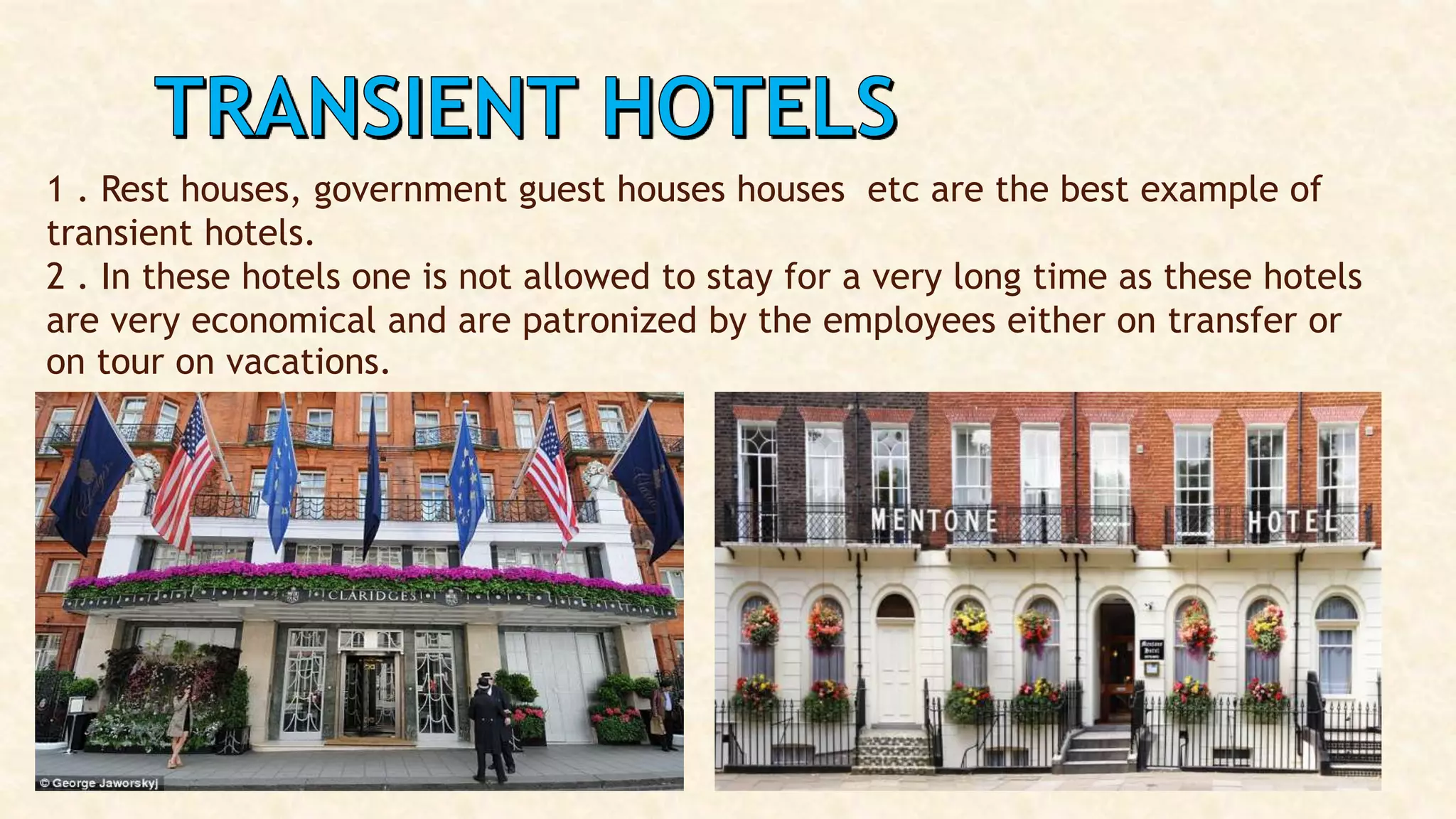 Types of hotels | PPTX