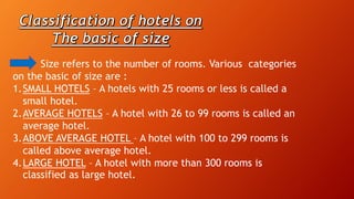 Types of hotels | PPTX