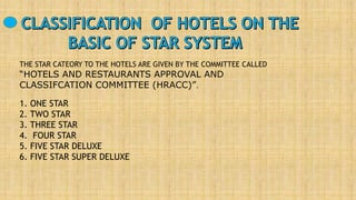 Types of hotels | PPTX