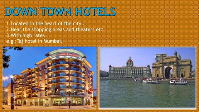 Types of hotels | PPTX | Hotels and Motels | Travel Type