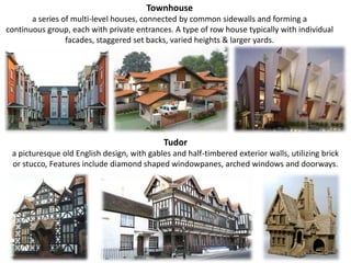 Types of house | PPTX
