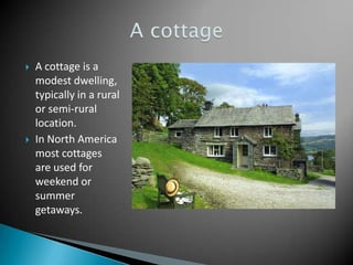 Types of houses | PPTX