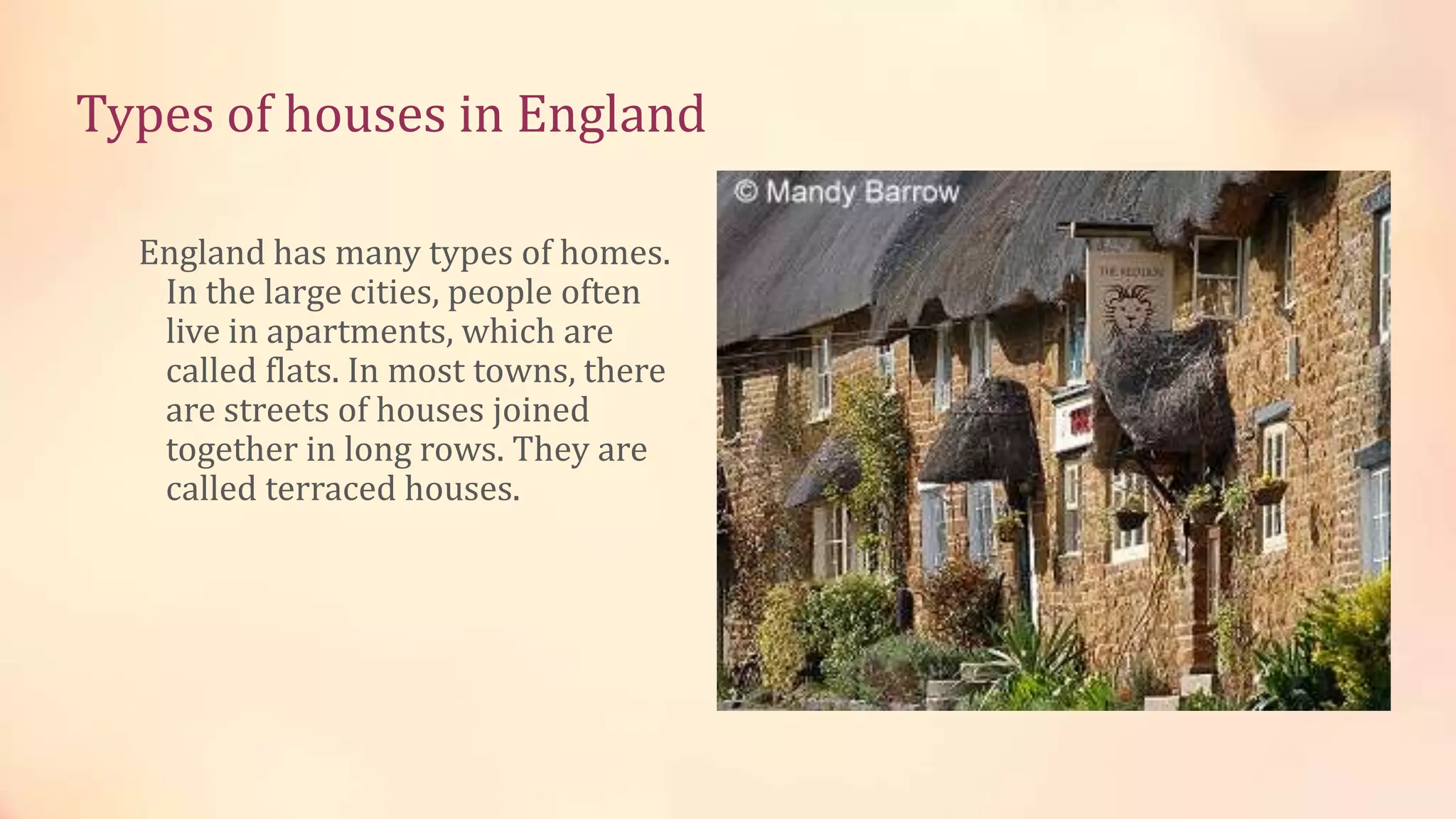 Types of houses in england | PPTX