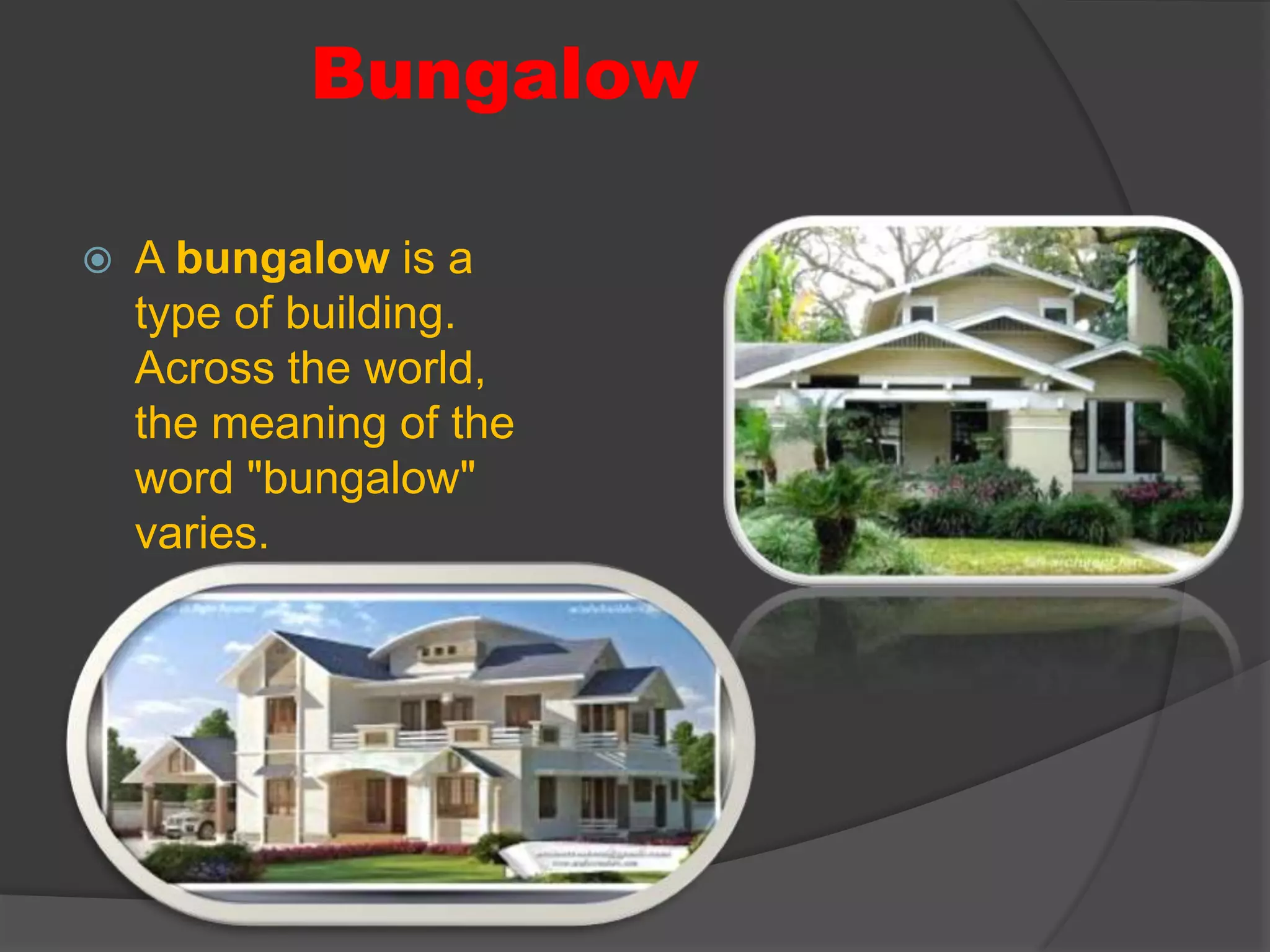 Types of houses in our neighbourhood | PPT