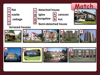 Types of Houses: PowerPoint | PPSX