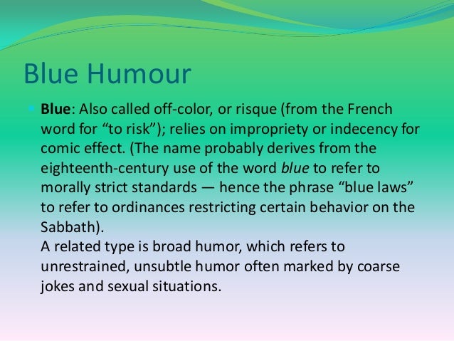 Types of humour