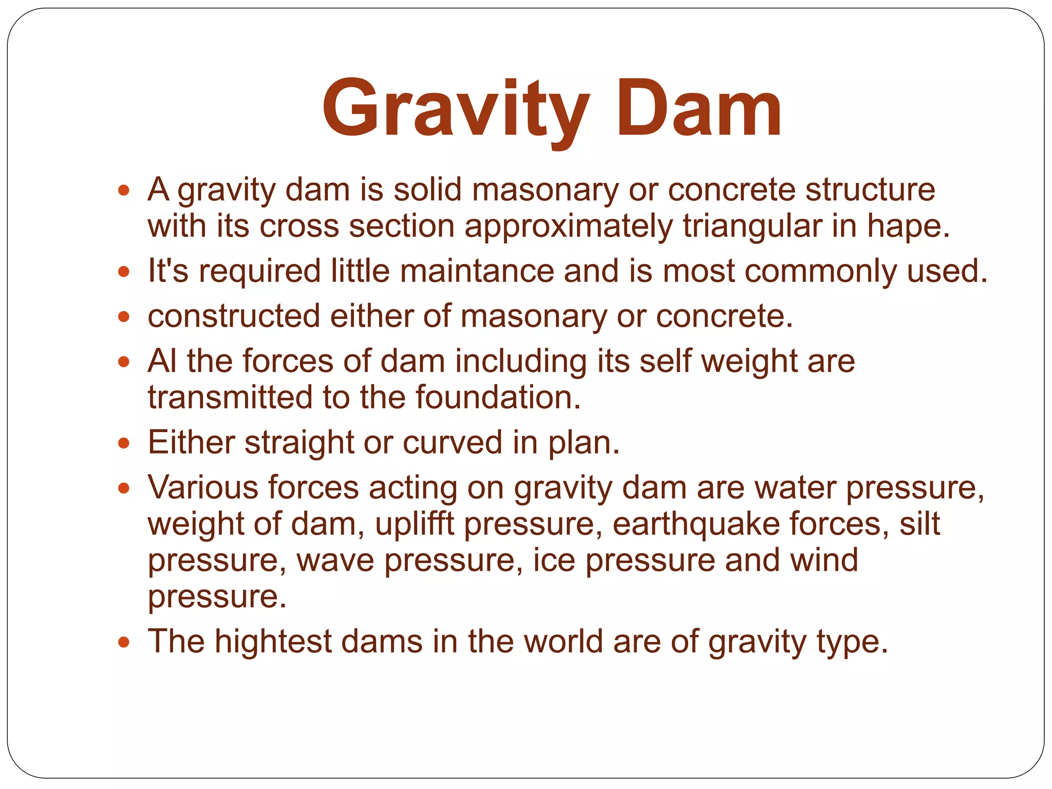 Types of Hydraulic Structures | PPTX