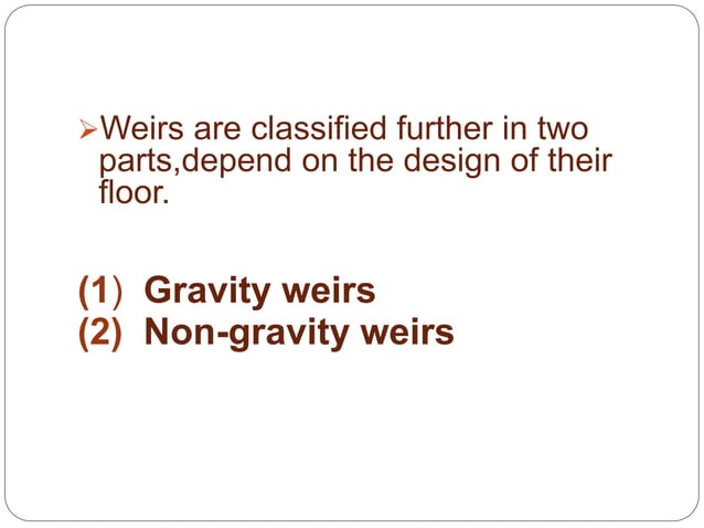 Types of Hydraulic Structures | PPTX