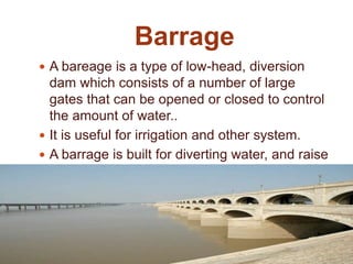 Types of Hydraulic Structures | PPTX