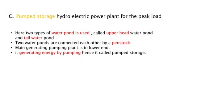 Types of hydro power plant | PPTX | Geography | Science