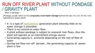 Types of hydro power plant | PPTX