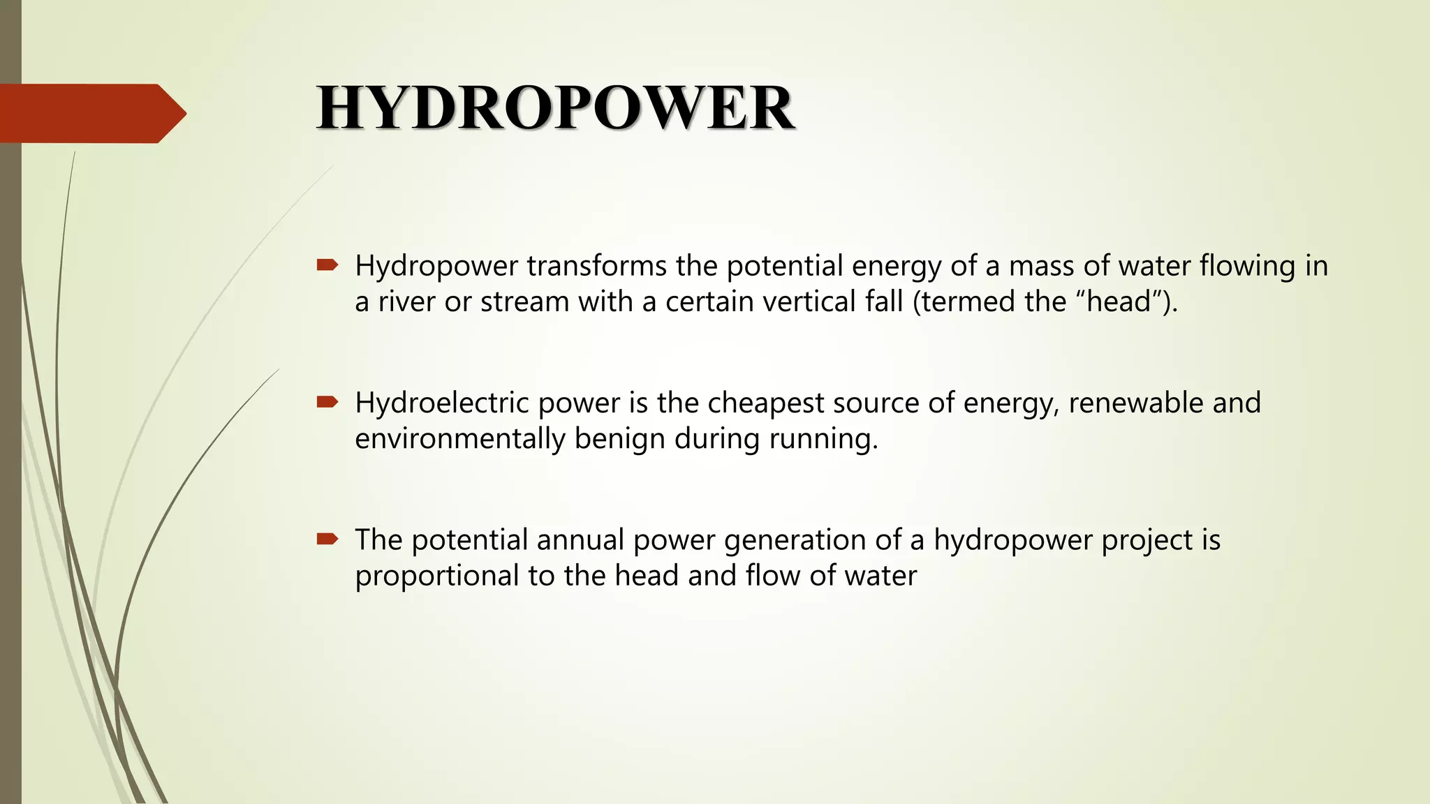 Types of hydro powerplants | PPTX