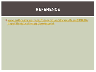 Types of hypatitis | PPTX