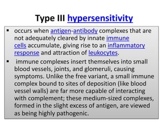 Types of hypersensitivity and analysis | PPTX
