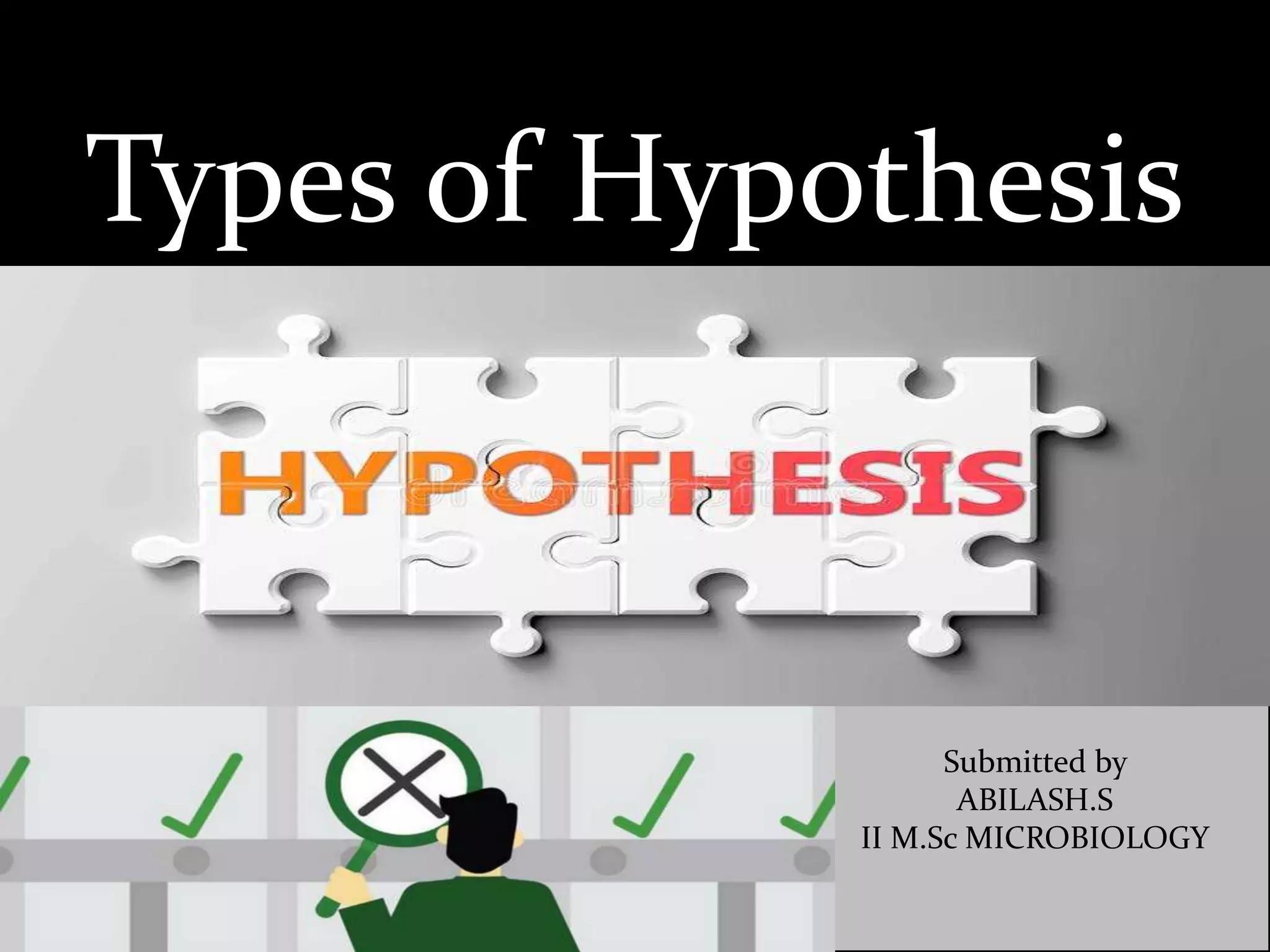 Types of hypothesis | PPTX