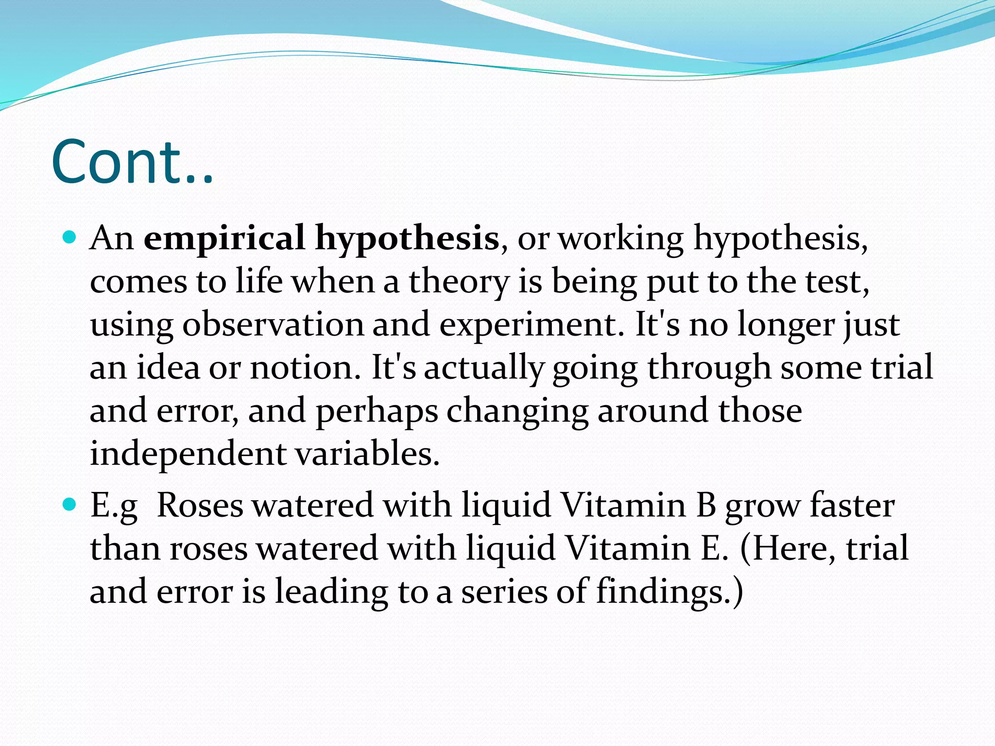 Types of hypothesis | PPTX