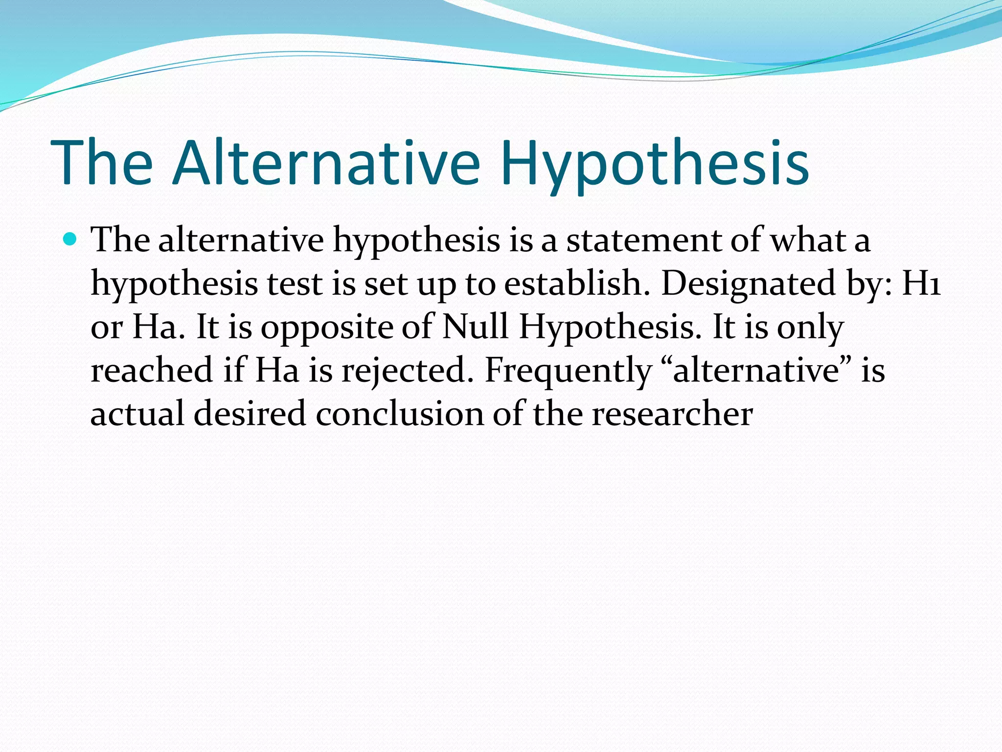 Types of hypothesis | PPTX