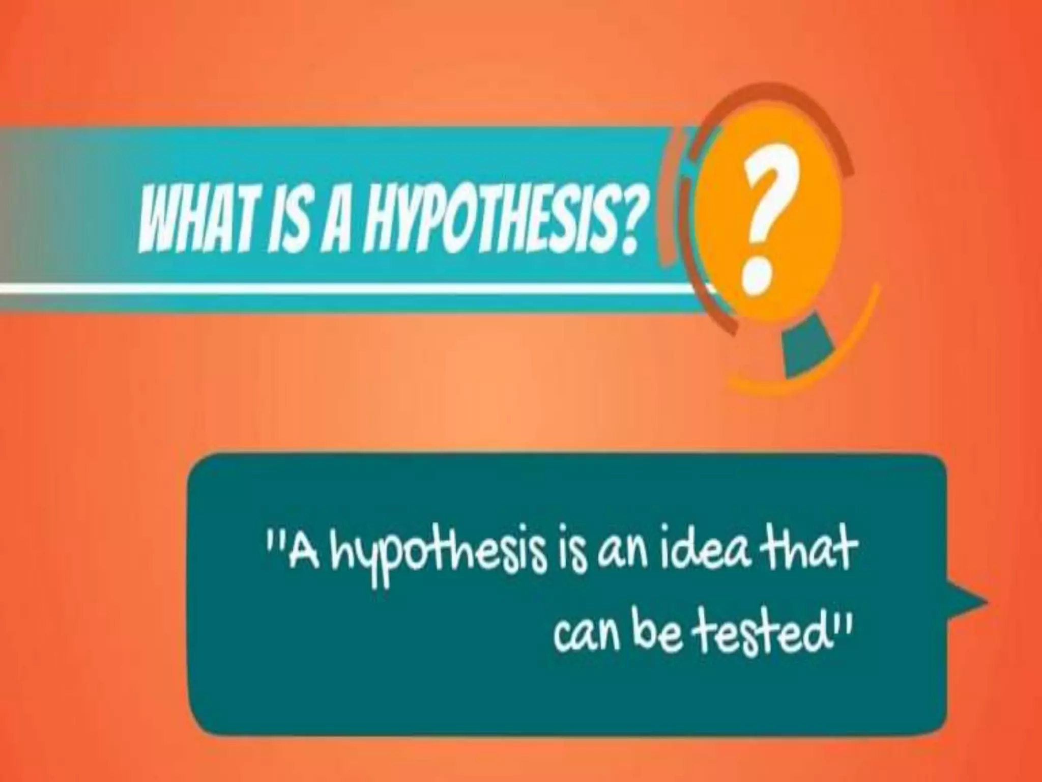 Types of hypothesis | PPTX