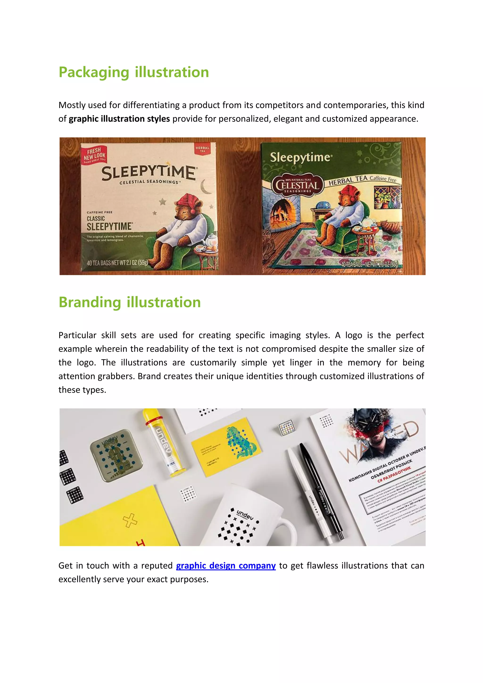 Different styles, techniques and types of illustration | PDF